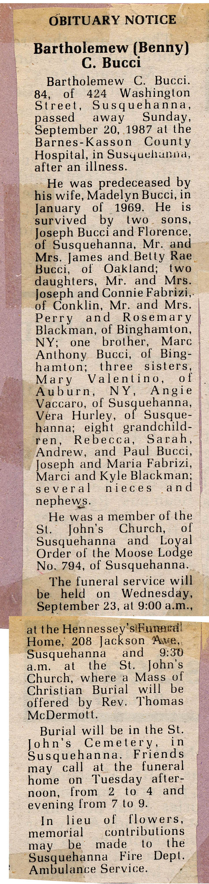 The Saam – Barton Scrapbook Part 3