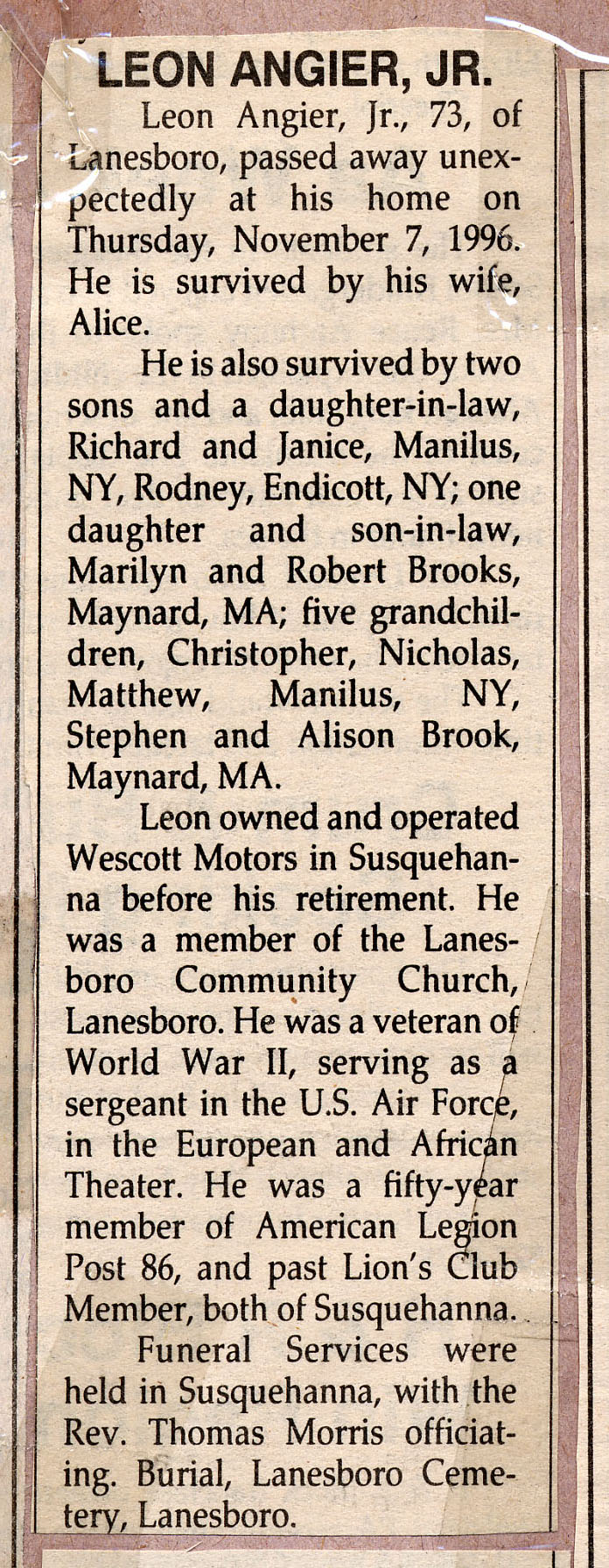 The Saam - Barton Scrapbook Part 5