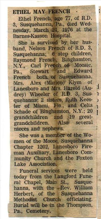 Transcript Obituaries Part 4