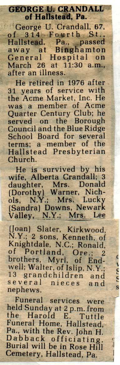 Transcript Obituaries Part 4